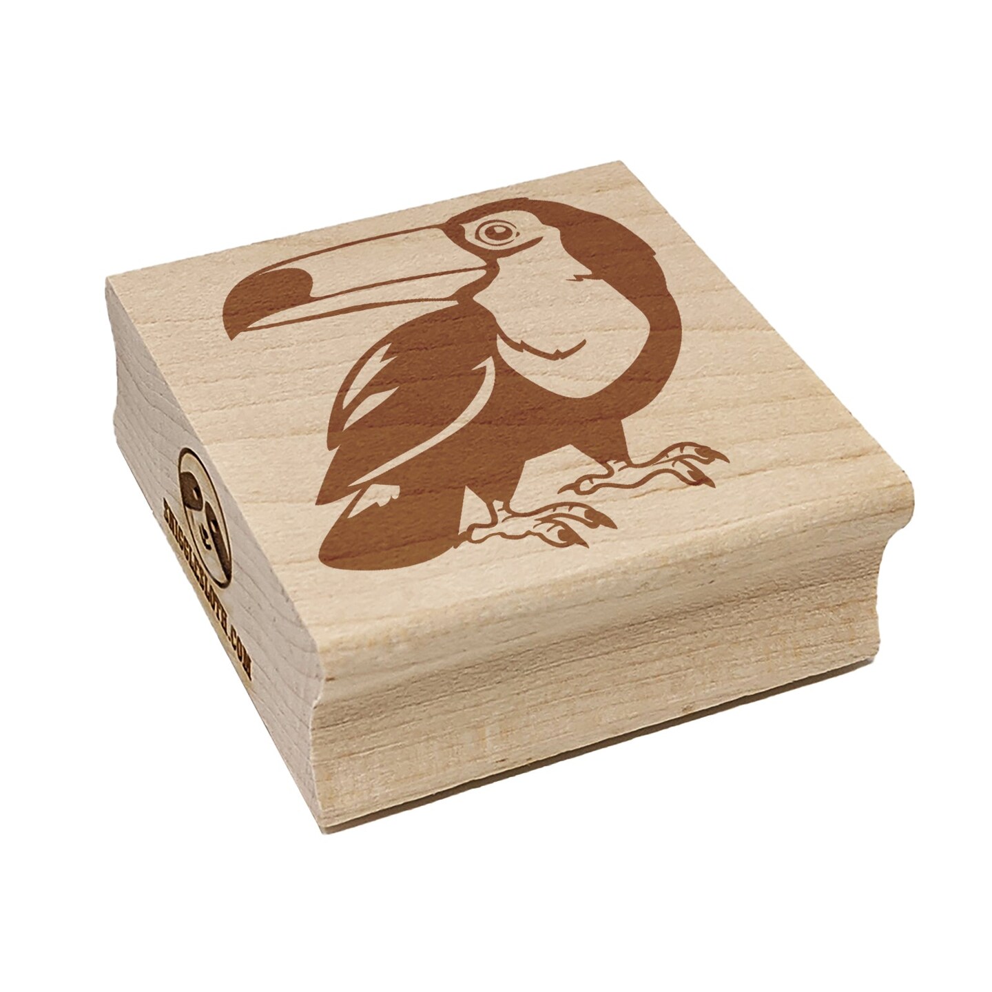 Curious Toco Toucan Bird Square Rubber Stamp for Stamping Crafting ...