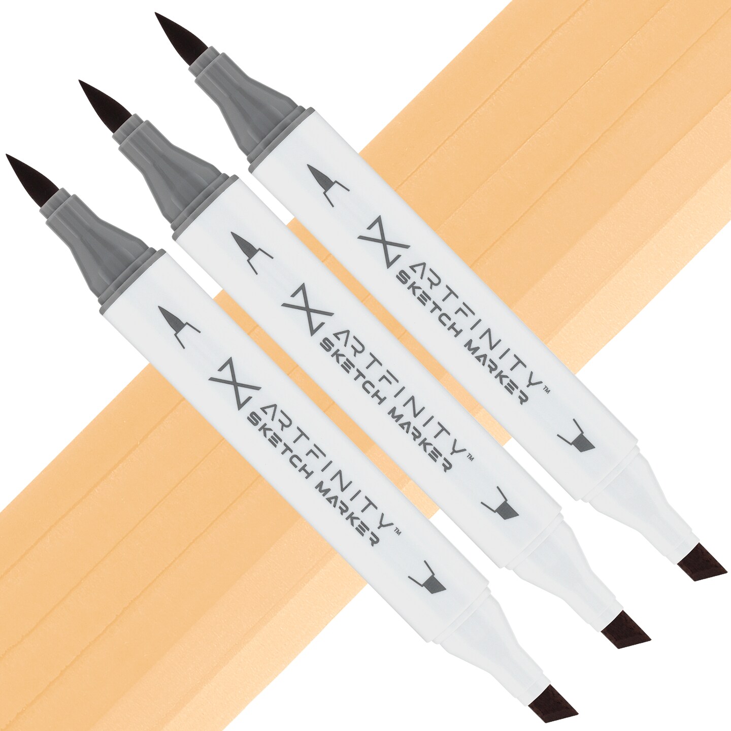 Artfinity Sketch Marker Sets - Set of 3 - Light Camel E4-4, Vibrant ...