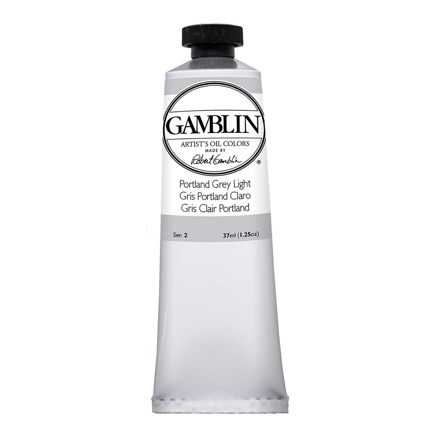 Gamblin Artist Grade Oil Color, 37ml, Portland Grey Light, Model ...