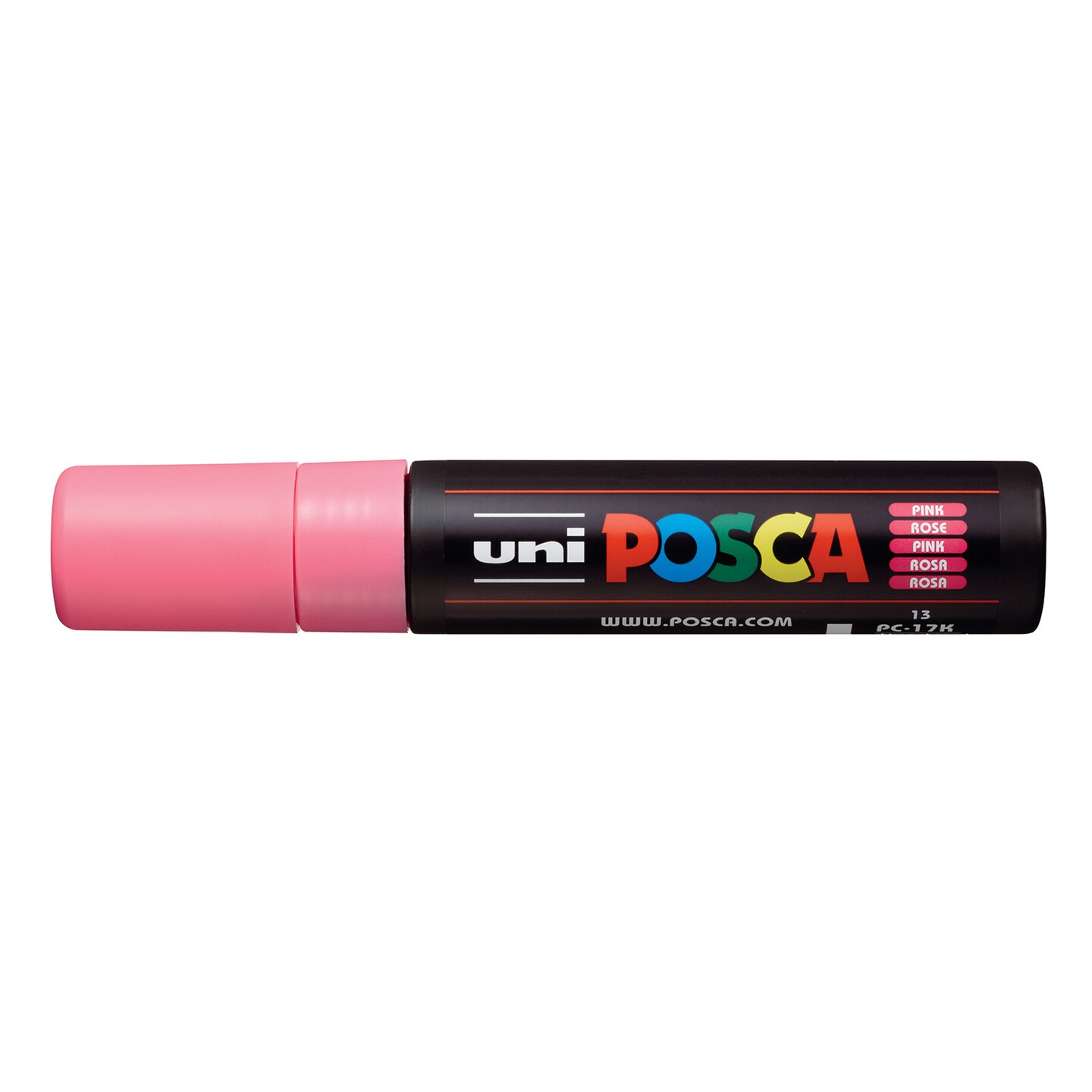 POSCA Paint Marker, PC-17K Extra Broad Rectangular Chisel, Pink | Michaels