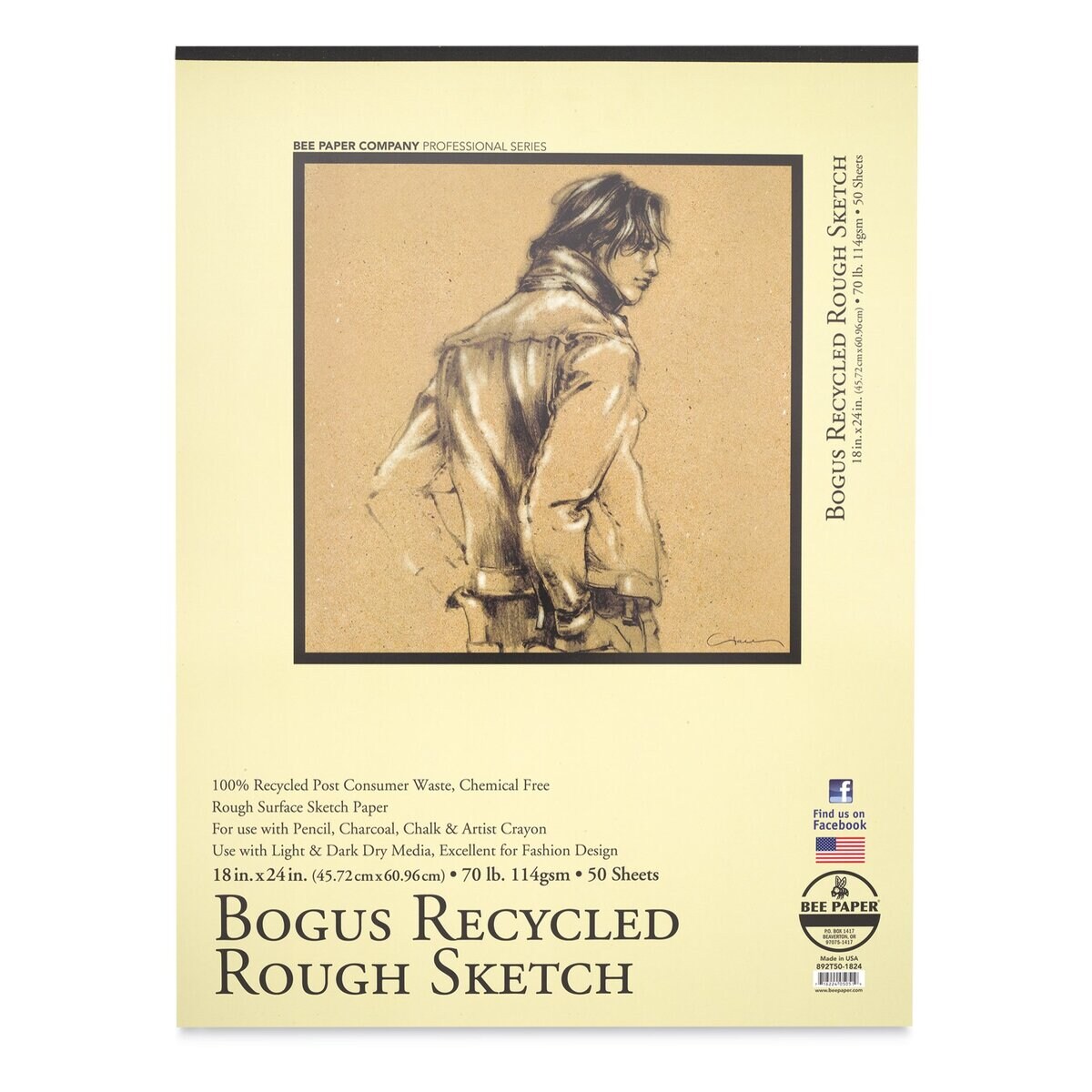 Bee Paper Bogus Recycled Rough Sketch Pad - 18" x 24" | Michaels