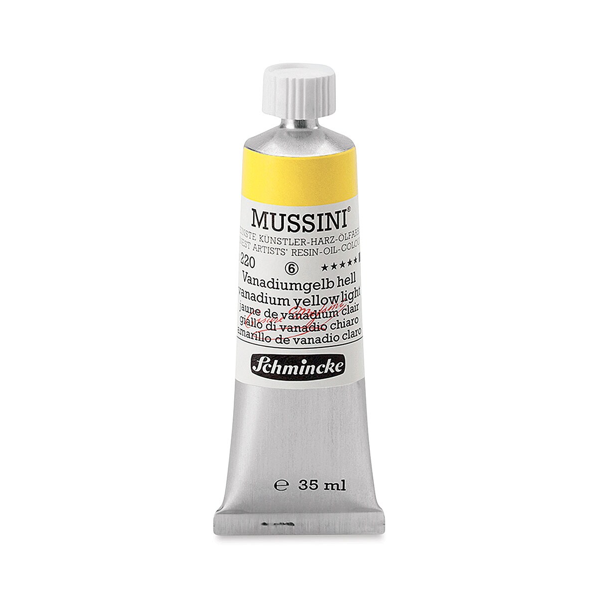 Schmincke Mussini Oil Color - Vanadium Yellow Light, 35 ml tube | Michaels