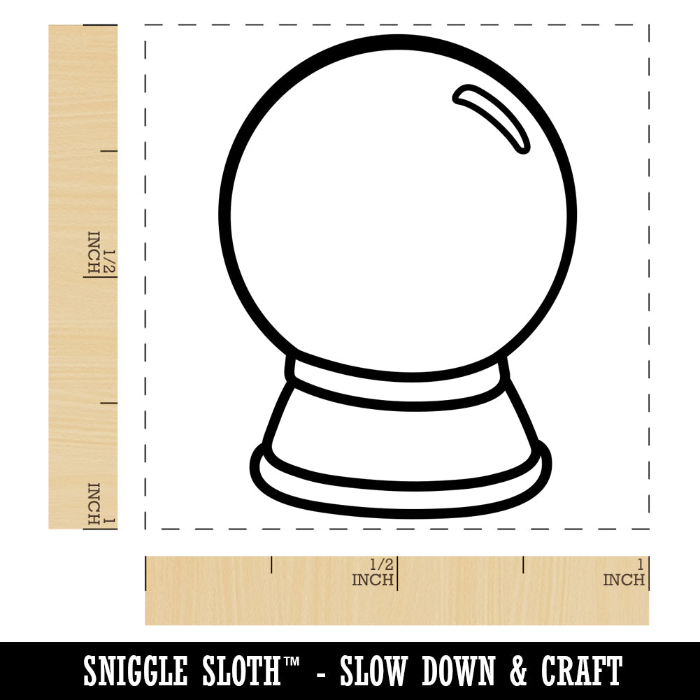 Snow Globe Empty Self-Inking Rubber Stamp Ink Stamper | Michaels