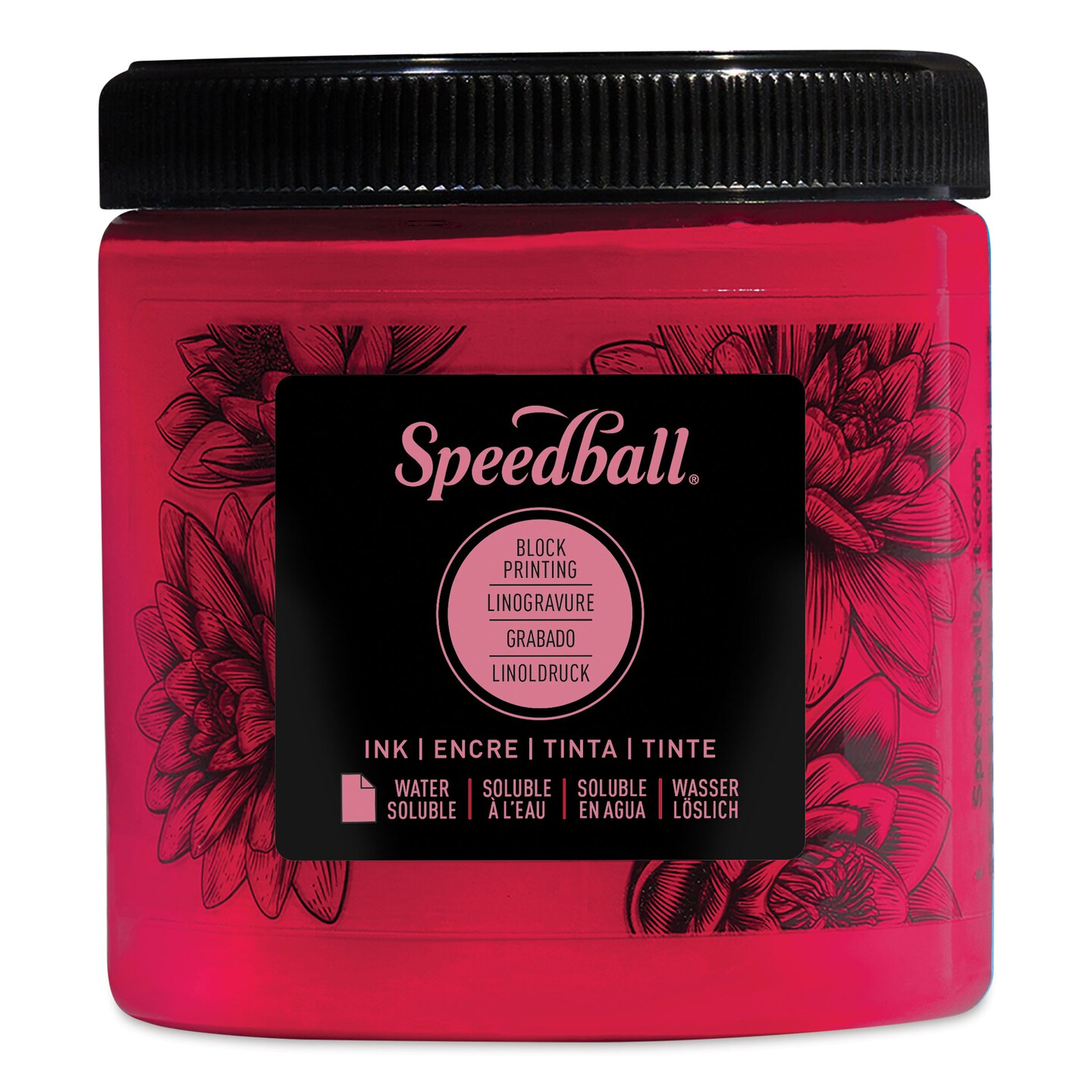 Speedball Water-Soluble Block Printing Ink - Process Magenta, 8 oz ...