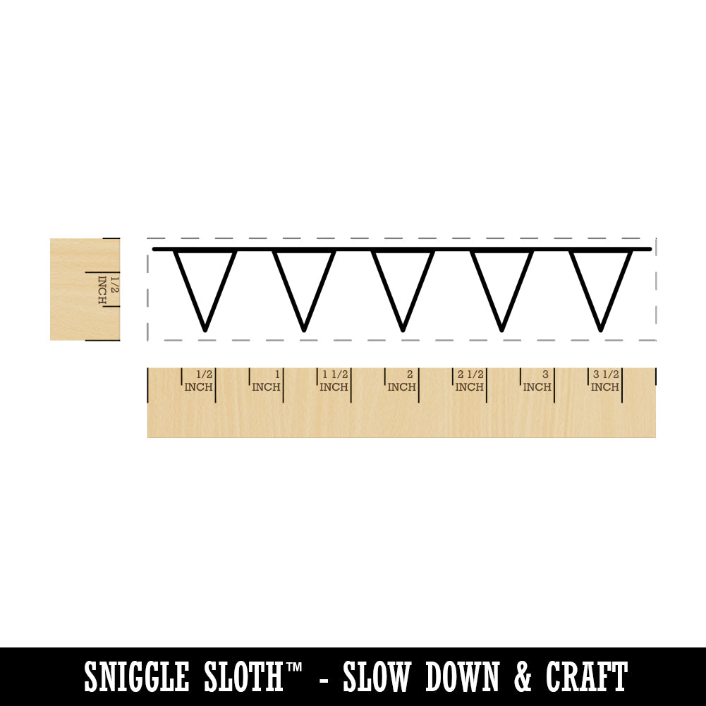Blank Pennant Banner Border Rectangle Rubber Stamp for Stamping ... Blank Pennant Banner Border Rectangle Rubber Stamp for Stamping ...