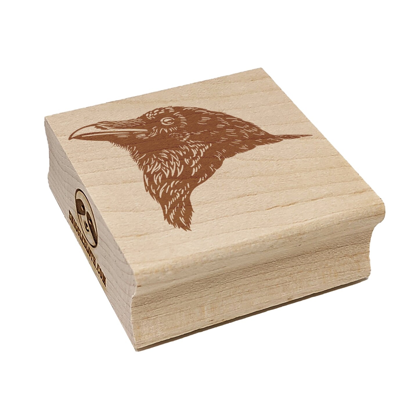 Realistic Crow Head Square Rubber Stamp for Stamping Crafting | Michaels