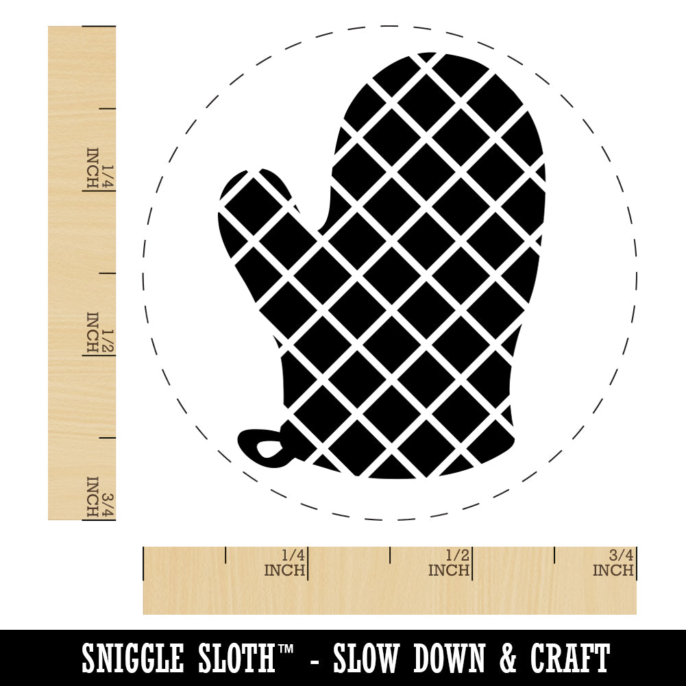 Oven Mitt Rubber Stamp for Stamping Crafting Planners | Michaels
