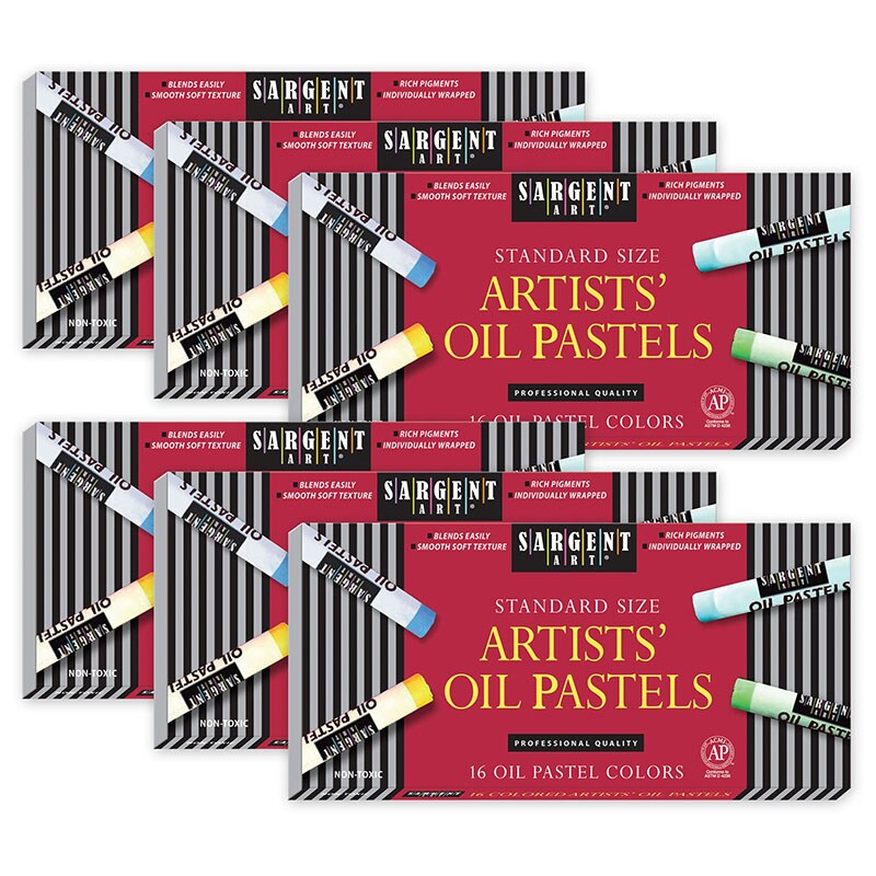 Oil Pastels, Regular, 16 Per Pack, 6 Packs | Michaels