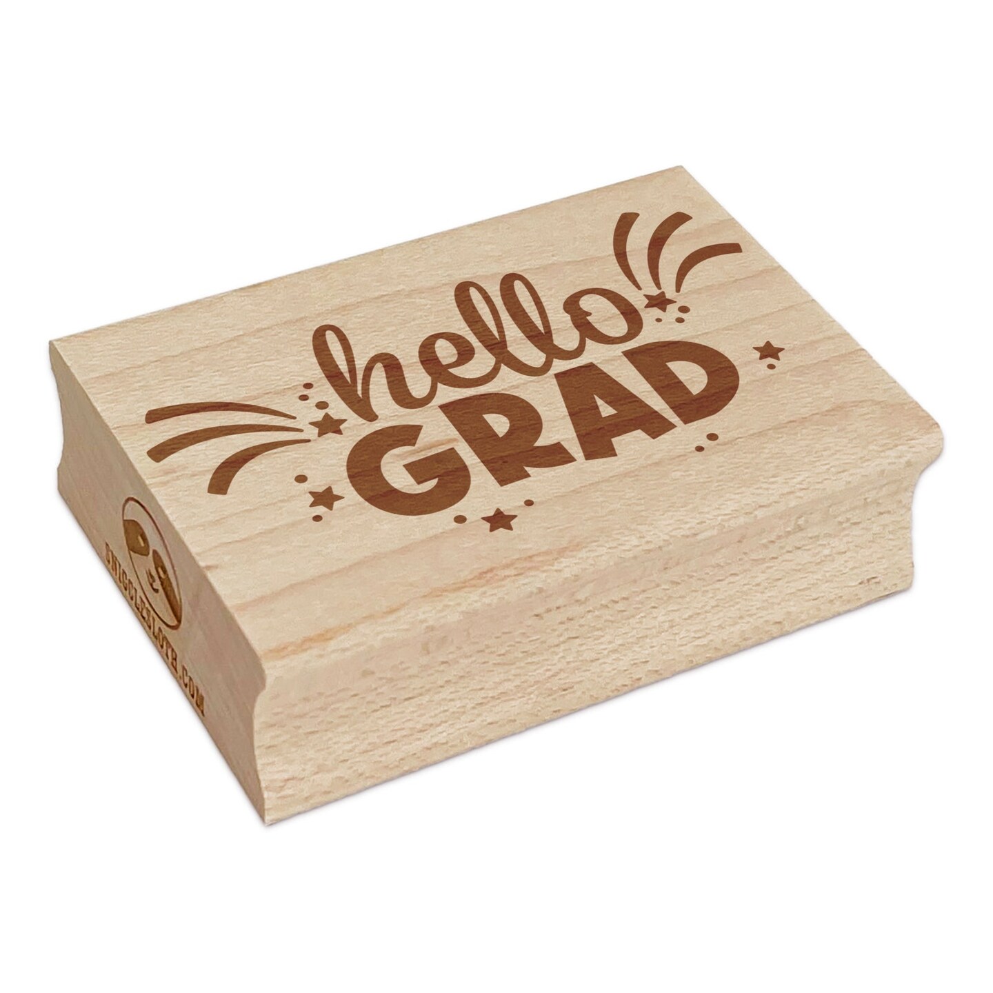 Hello Grad Graduation Rectangle Rubber Stamp for Stamping Crafting ...
