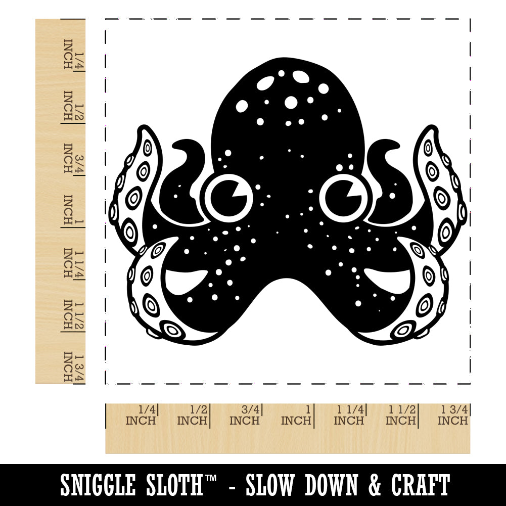 Adorable Octopus Square Rubber Stamp for Stamping Crafting | Michaels