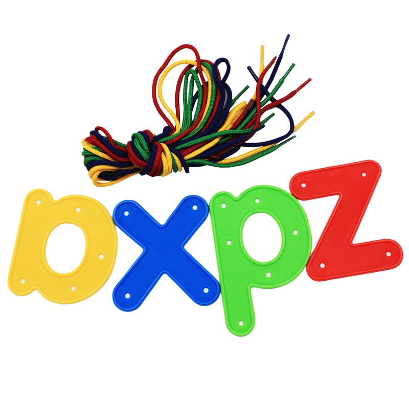 Lacing Alphabet - Lowercase - 26 Letters - 8 Laces | Michaels