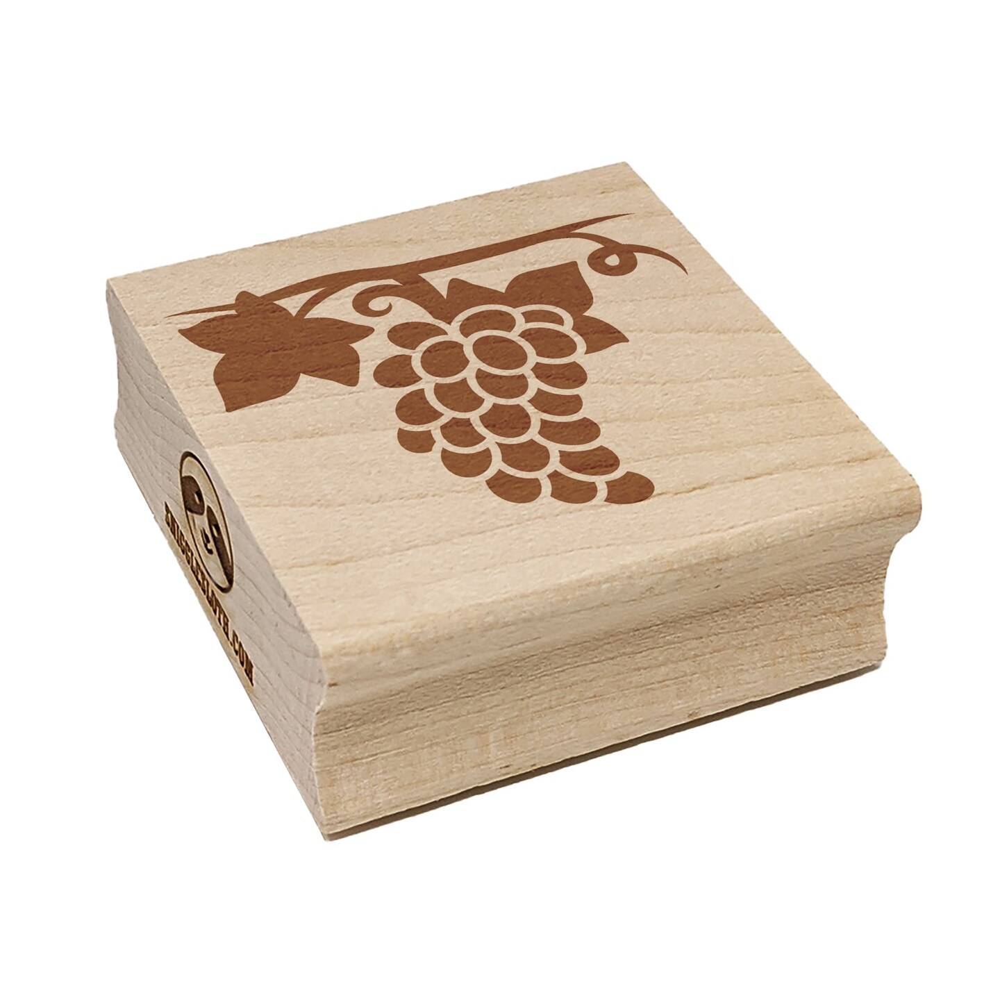 Grapes on the Vine Square Rubber Stamp for Stamping Crafting | Michaels