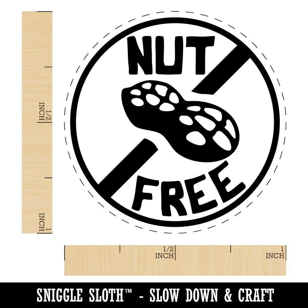 Nut Free Rubber Stamp for Stamping Crafting Planners | Michaels