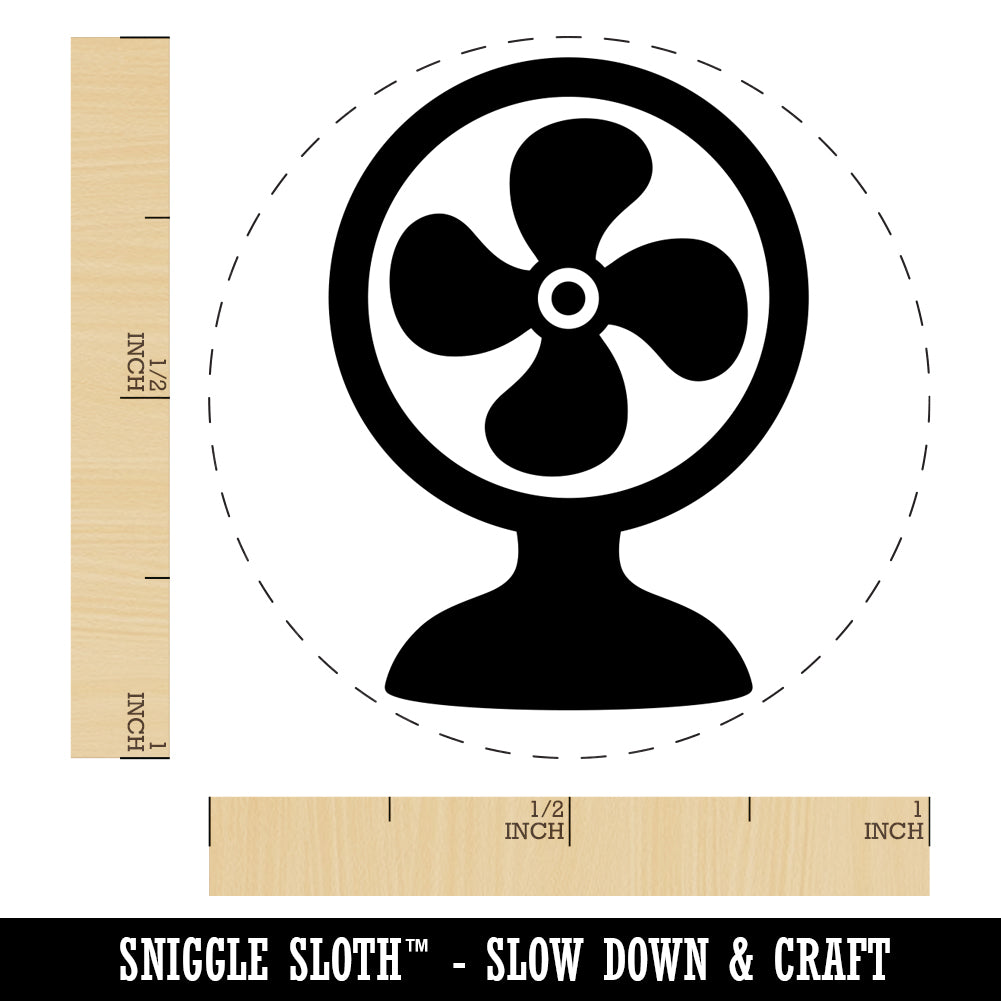 Stay Cool Fan Rubber Stamp for Stamping Crafting Planners | Michaels