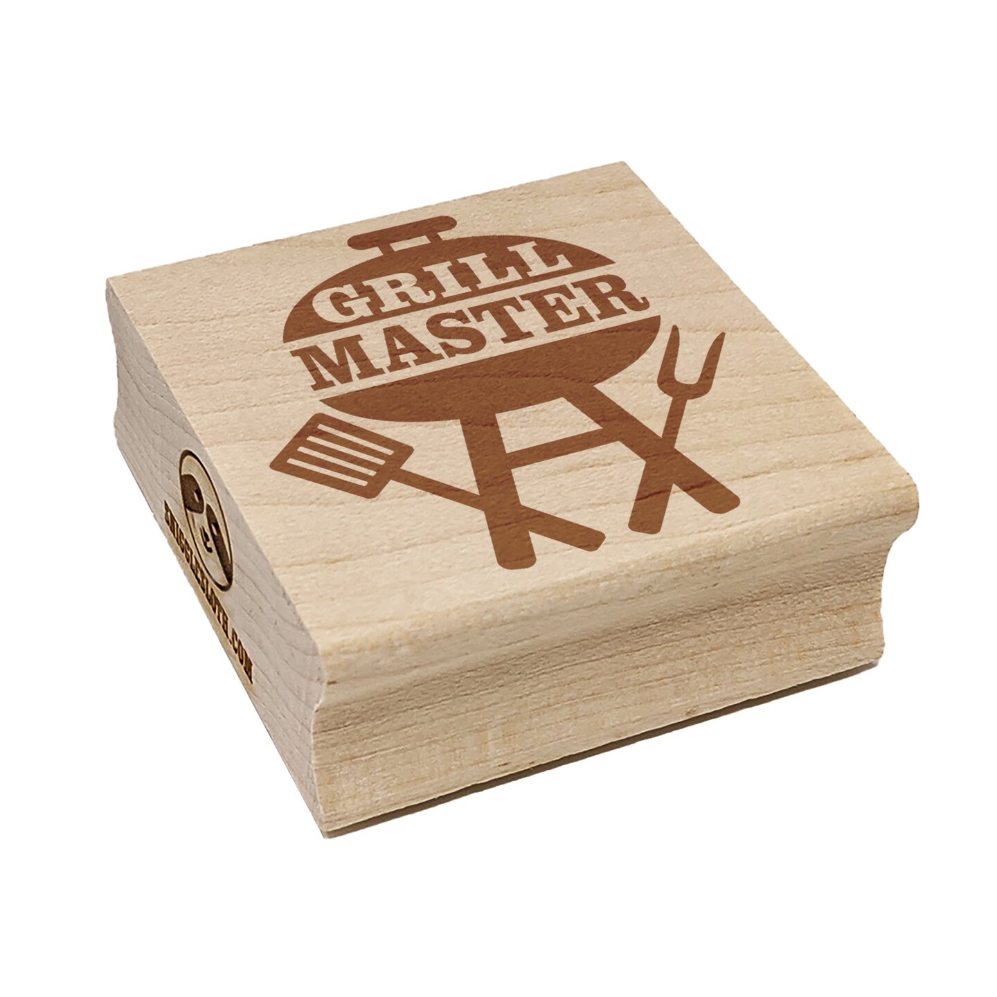Grill Master Grilling BBQ Square Rubber Stamp for Stamping Crafting ...