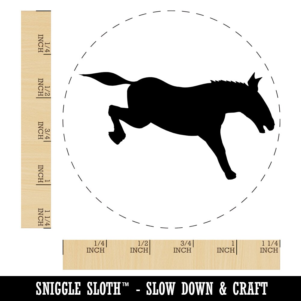 Donkey Kicking Solid Rubber Stamp for Stamping Crafting Planners | Michaels