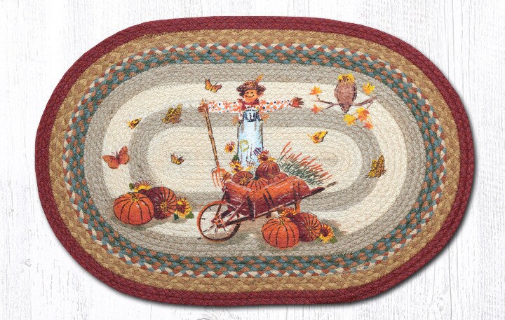 Earth Rugs OP-222 Pumpkin Celebration Oval Patch 20" x 30" | Michaels