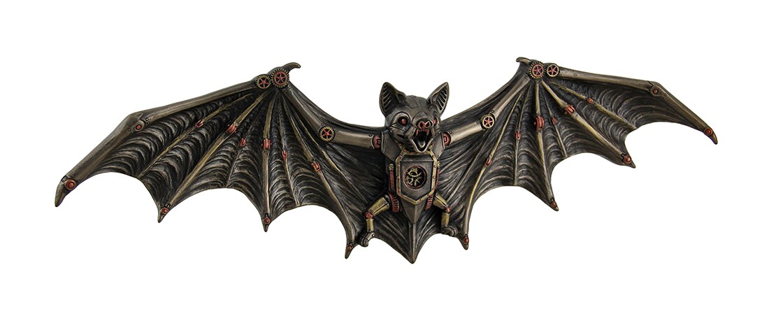 Mechanical Steampunk Vampire Bat Bronze Finish Wall Sculpture | Michaels