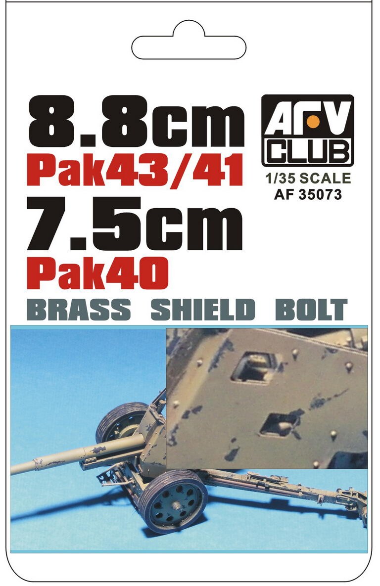 AFV Club 1/35 8.8cm PaK 43/41 & 7.5cm PaK 40 Shield Bolts (Brass) Plastic Model | Michaels