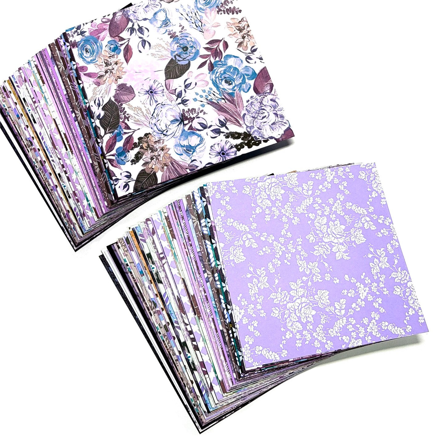 6” X 6” Shades of Purple Scrapbook Paper - Includes 30 Sheets ...