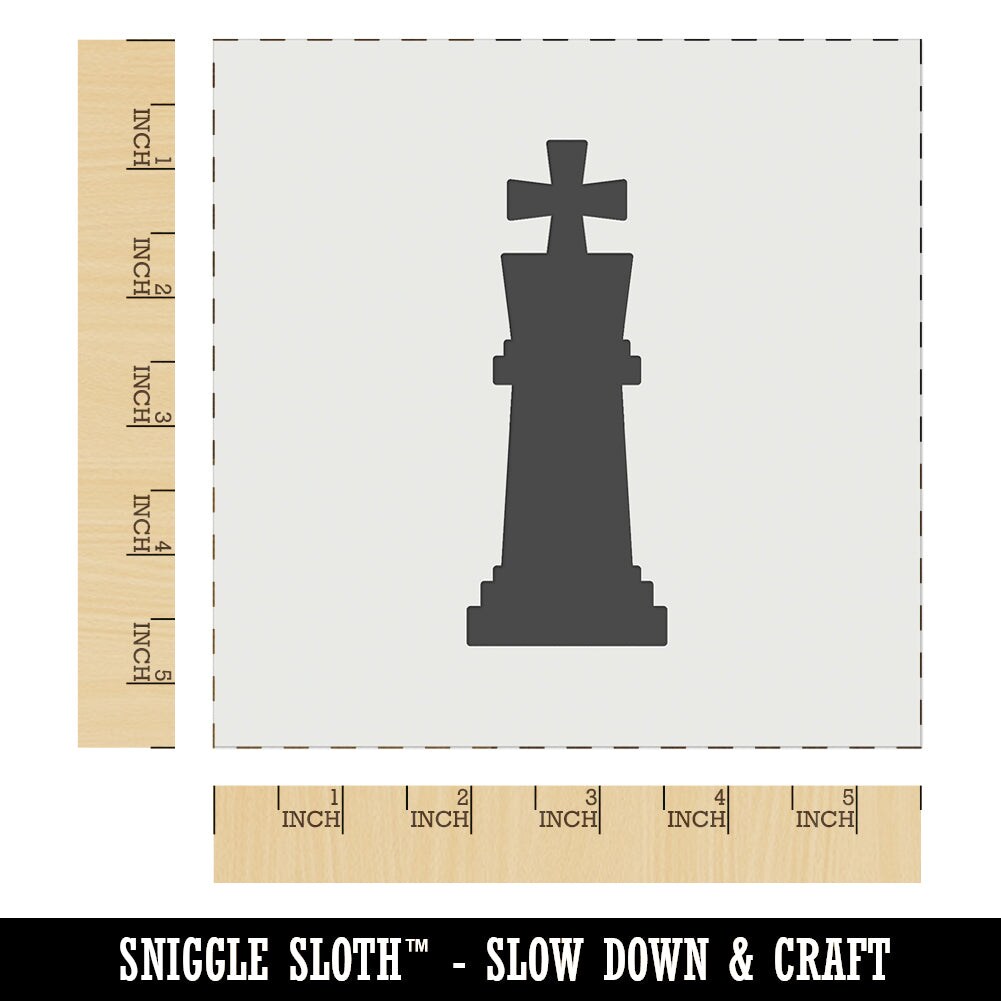 Chess King Piece Wall Cookie DIY Craft Reusable Stencil | Michaels