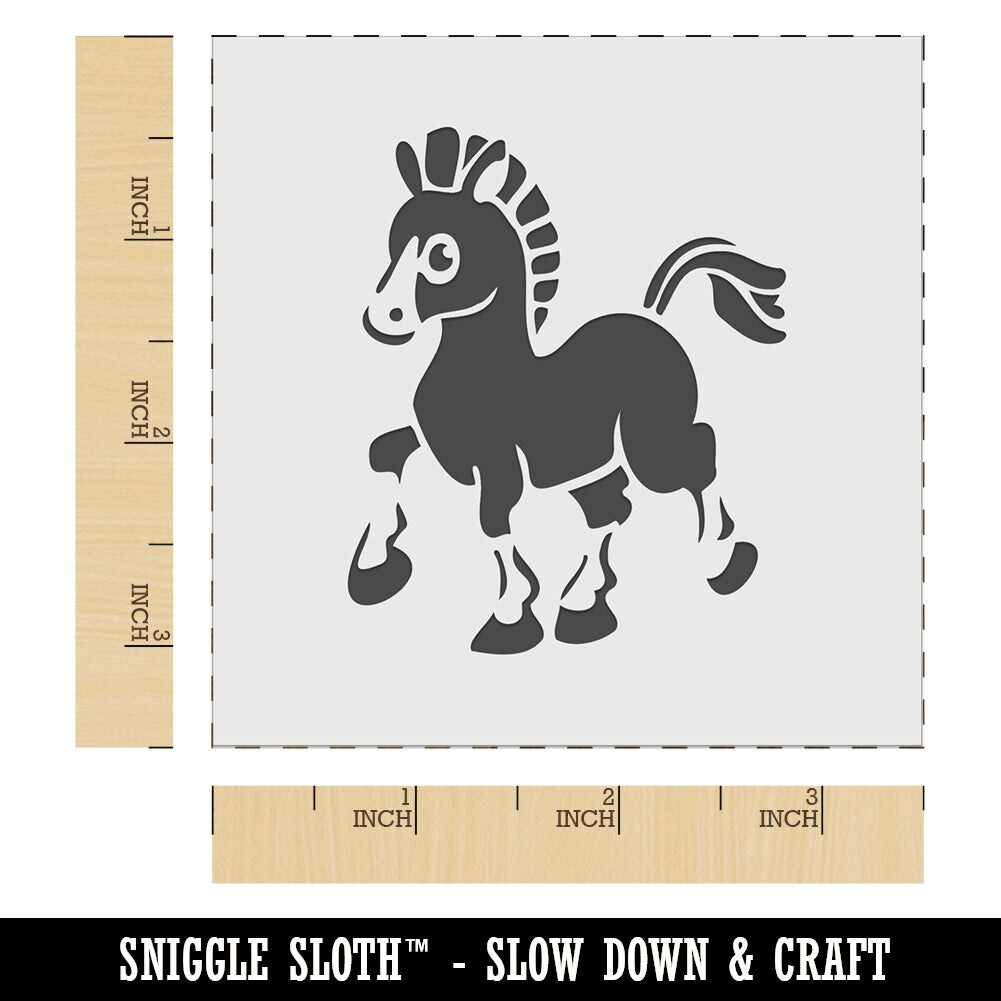 Prancing Pony Horse Mule Wall Cookie DIY Craft Reusable Stencil | Michaels