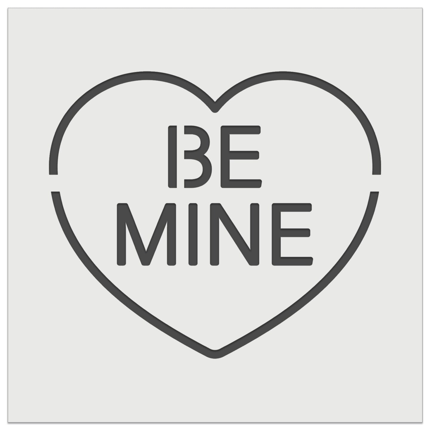 Be Mine Conversation Heart Love Valentine's Day Wall Cookie DIY Craft ...