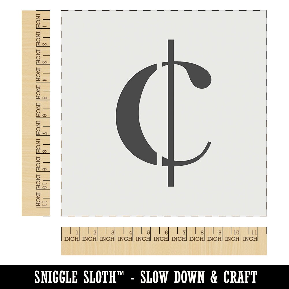Cents Symbol Wall Cookie DIY Craft Reusable Stencil | Michaels