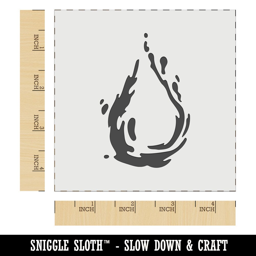 Water Drop Droplet Wall Cookie DIY Craft Reusable Stencil | Michaels