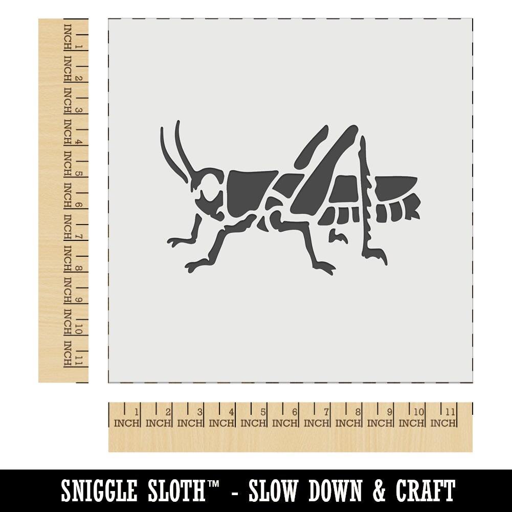 Grasshopper Locust Insect Bug Wall Cookie DIY Craft Reusable Stencil ...