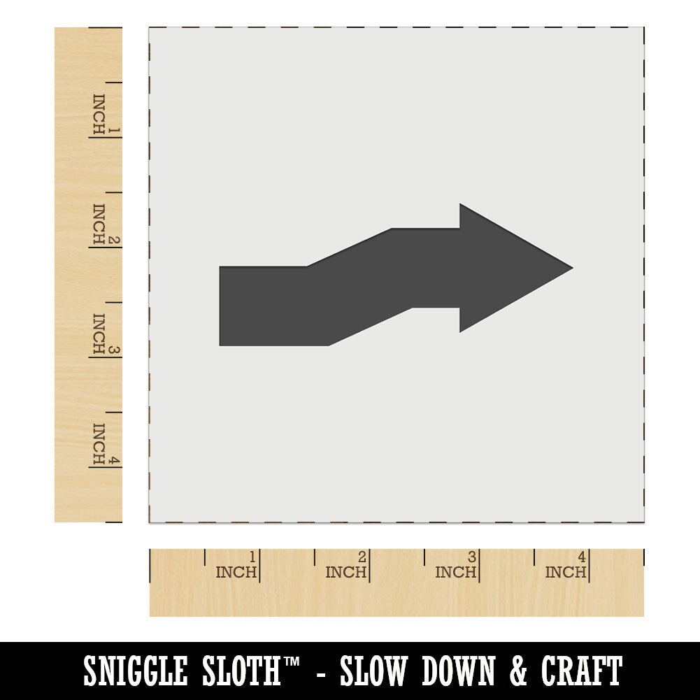 Cute Crooked Arrow Solid Wall Cookie DIY Craft Reusable Stencil | Michaels