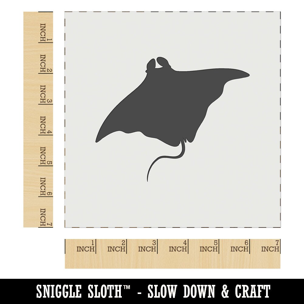 Manta Ray Solid Wall Cookie DIY Craft Reusable Stencil | Michaels