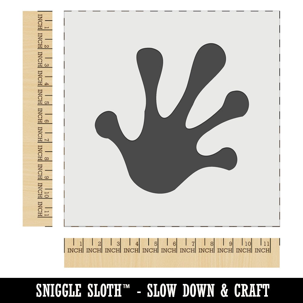 Frog Toes Footprint Wall Cookie DIY Craft Reusable Stencil | Michaels