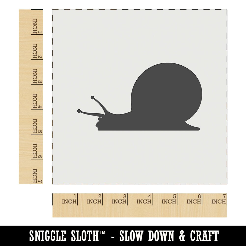 Snail On the Move Solid Wall Cookie DIY Craft Reusable Stencil | Michaels