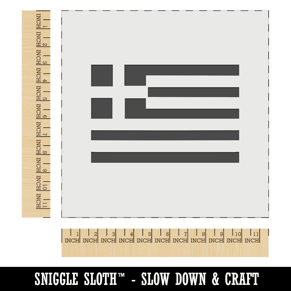 Greece Flag Wall Cookie DIY Craft Reusable Stencil | Michaels