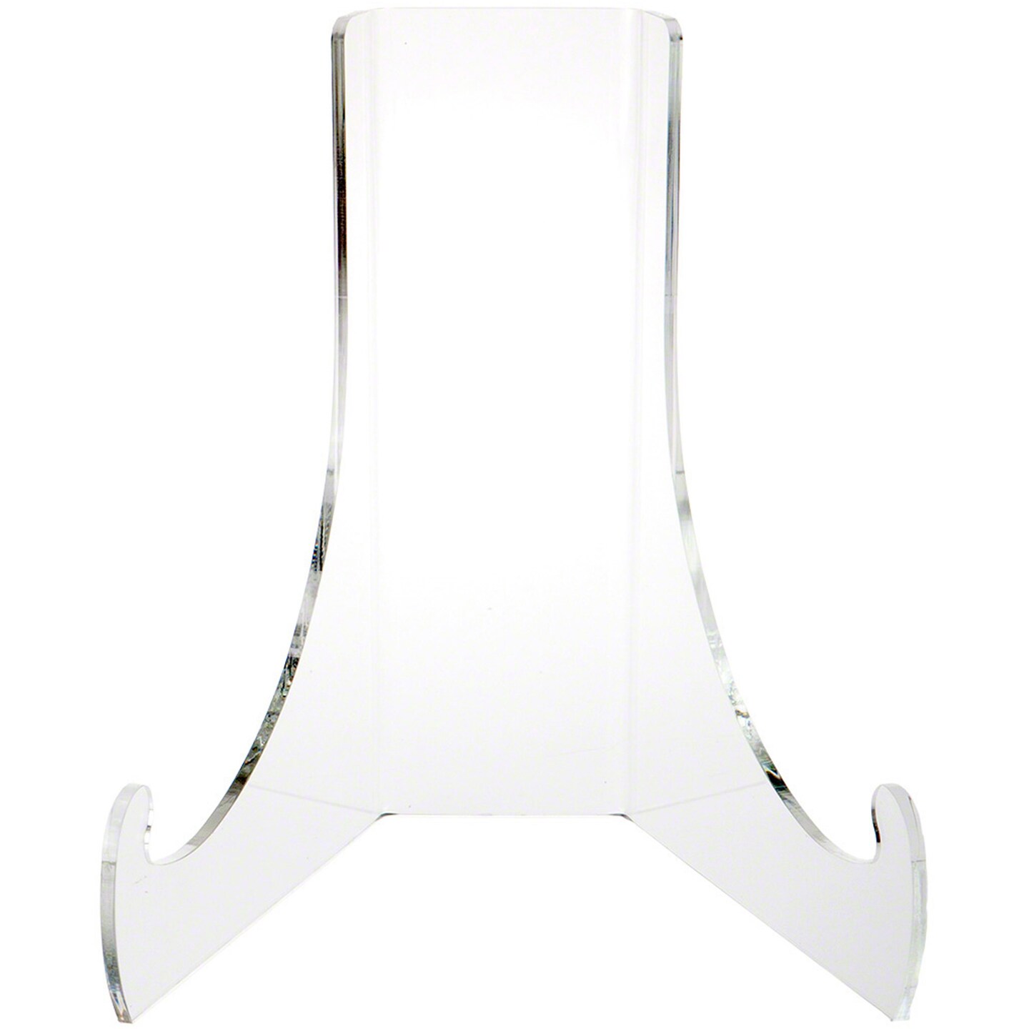 Plymor Large Clear Acrylic Flat Back Easel with Deep Support Ledges, 12 ...