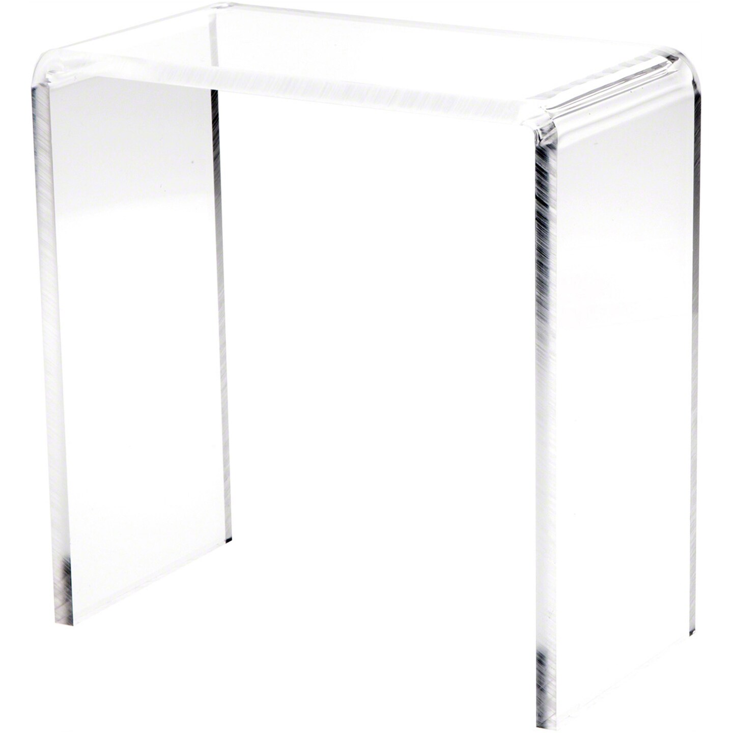 Plymor Clear Acrylic Vertical Rectangular Display Riser, 10" H x 10" W ...