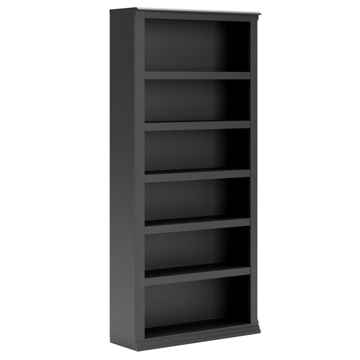 Saltoro Sherpi Billy 75 Inch Freestanding Bookcase, Adjustable Shelves ...