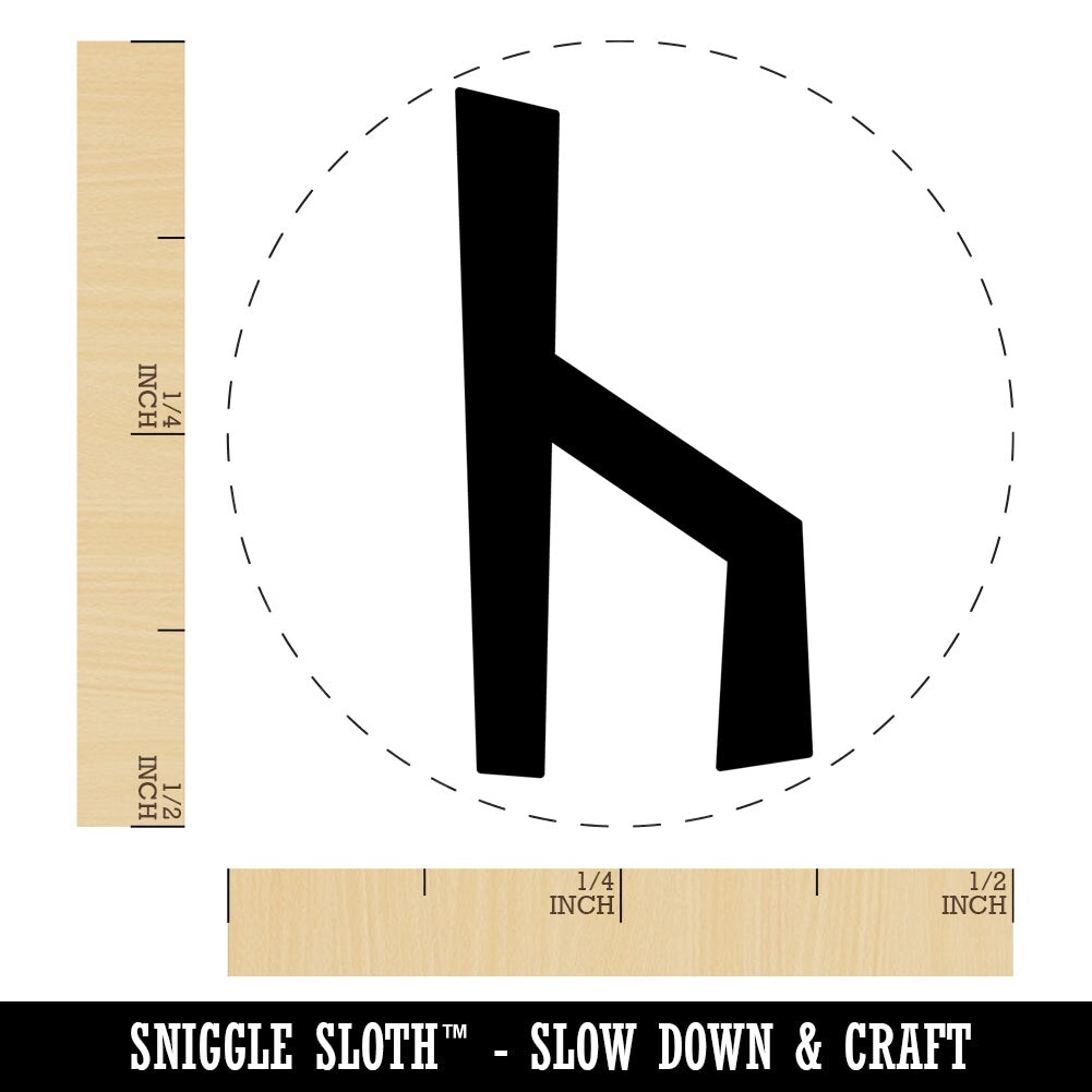 Norse Viking Dwarven Rune Letter K Self-Inking Rubber Stamp Ink Stamper ...