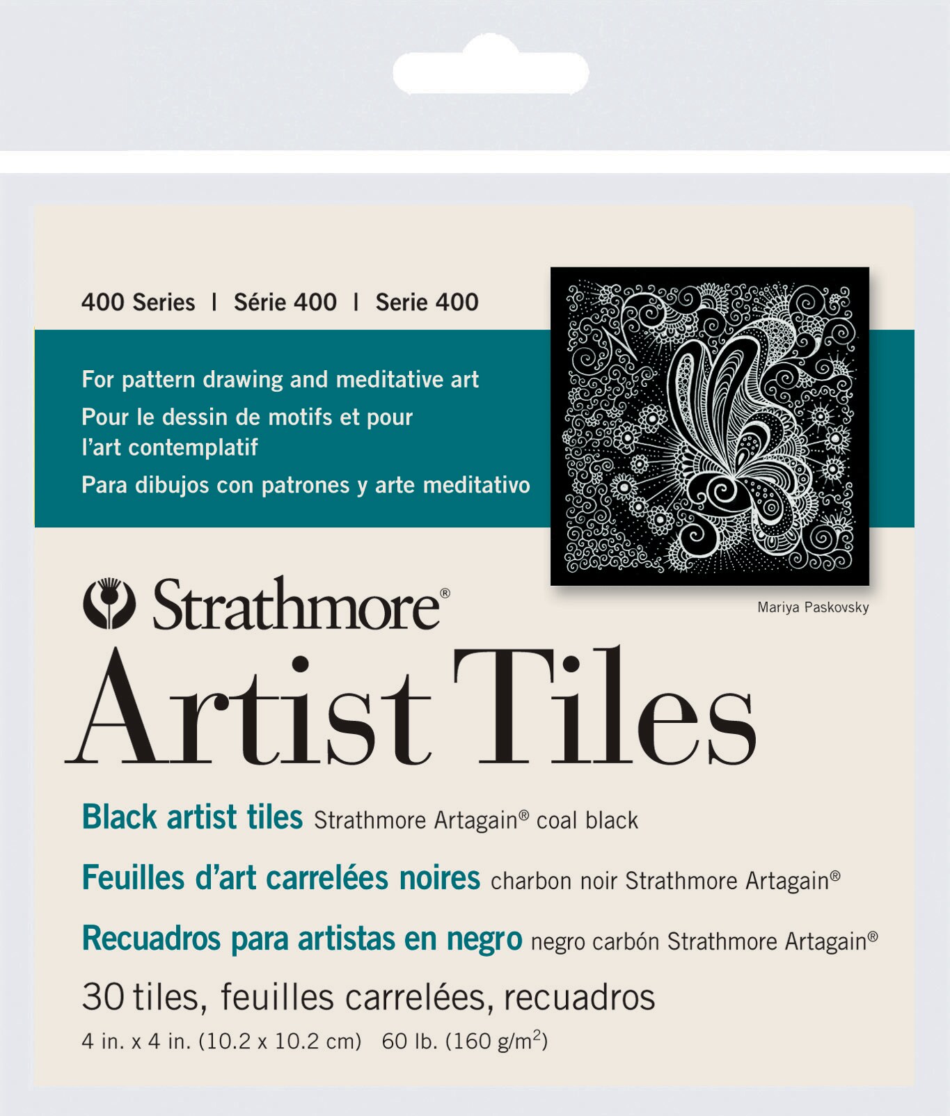 Strathmore Artist Tiles, 4" X 4", Black Artagain | Michaels