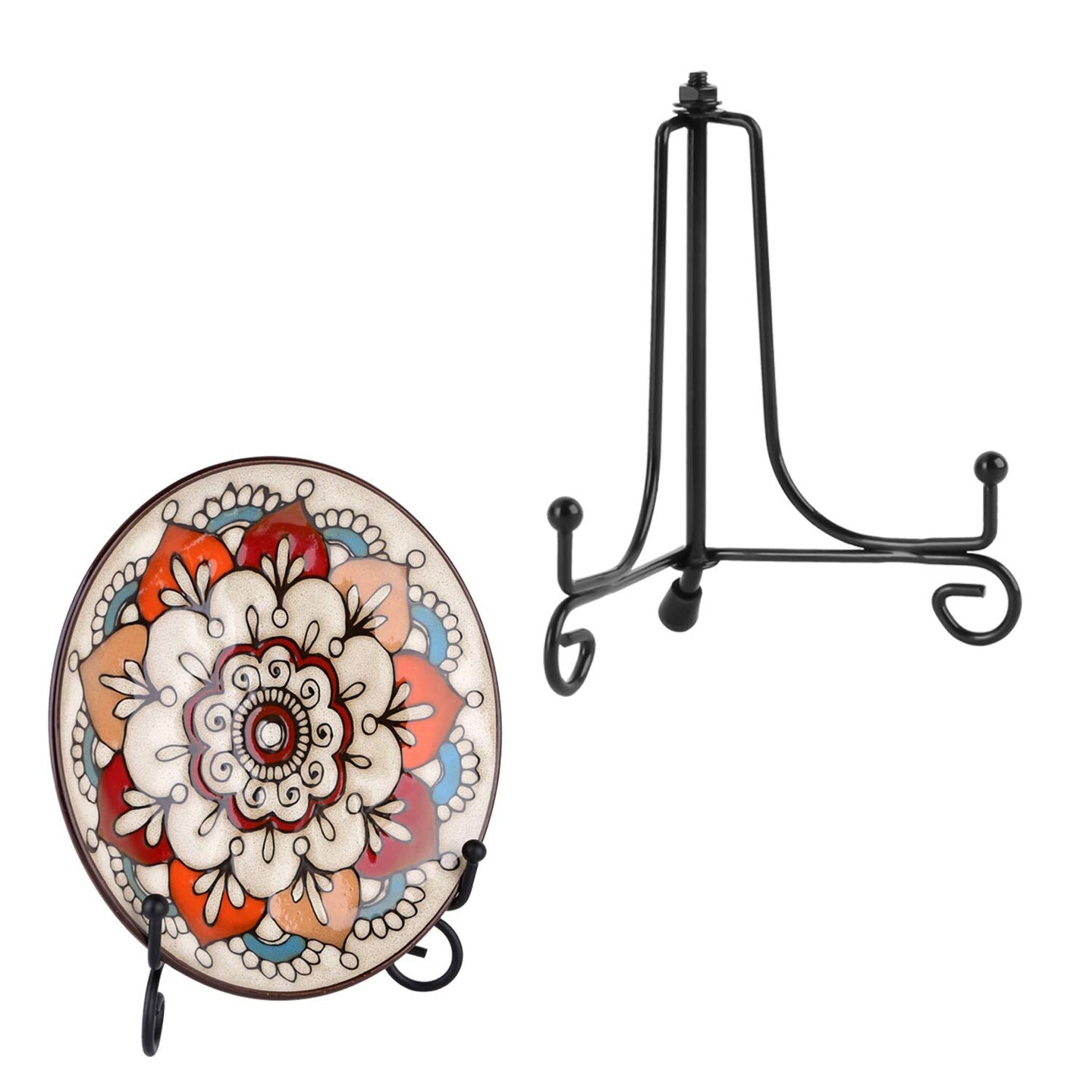 Teamkio Improved Anti-Slip Plate Holder Display Stand, Picture Frame ...