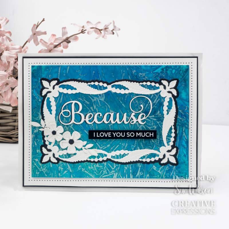Creative Expressions Sue Wilson Frames & Tags Wrapped Pearl Frame Craft ...