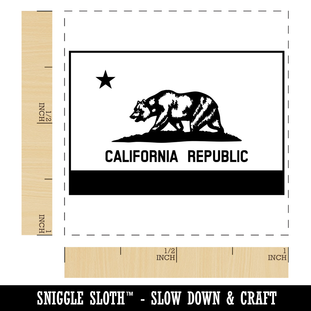 California Flag Self-Inking Rubber Stamp Ink Stamper | Michaels
