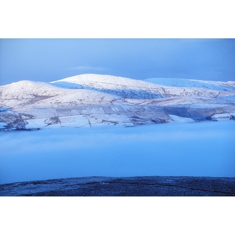 Mullaghclogha County Tyrone Ireland; Hilly Winter Landscape In Fog ...