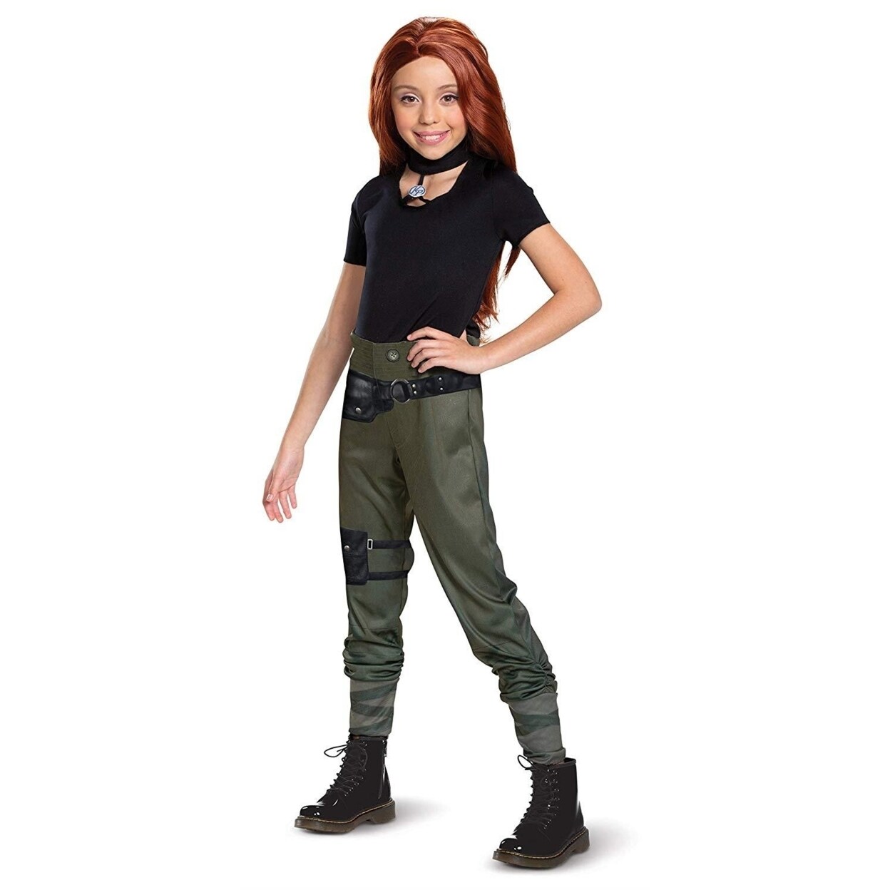 Disguise Kim Possible Classic Jumpsuit Costume Girls Size S 4 6X Disney ...