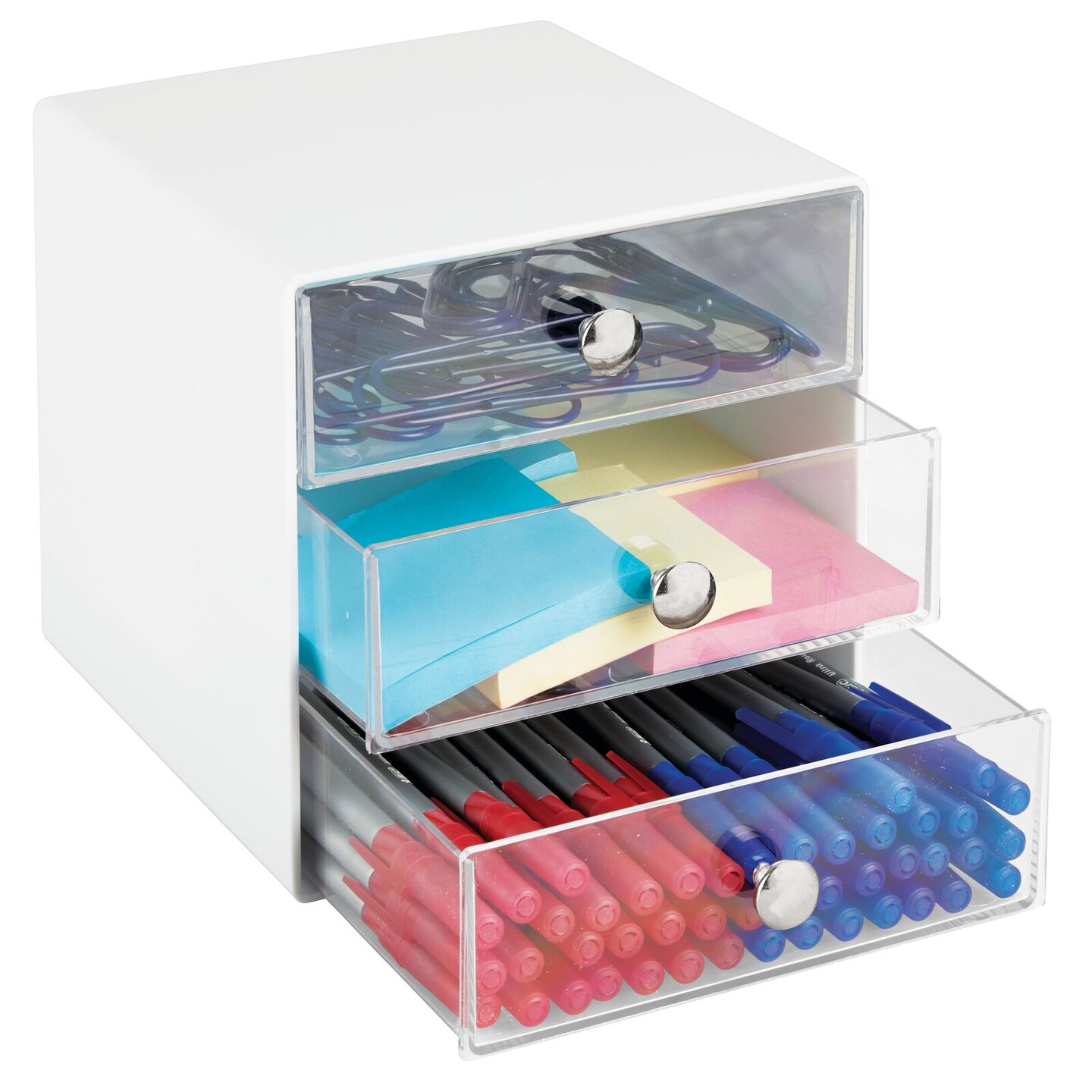 mDesign Plastic Office Supply 3 Drawer Storage Organizer Cube | Michaels