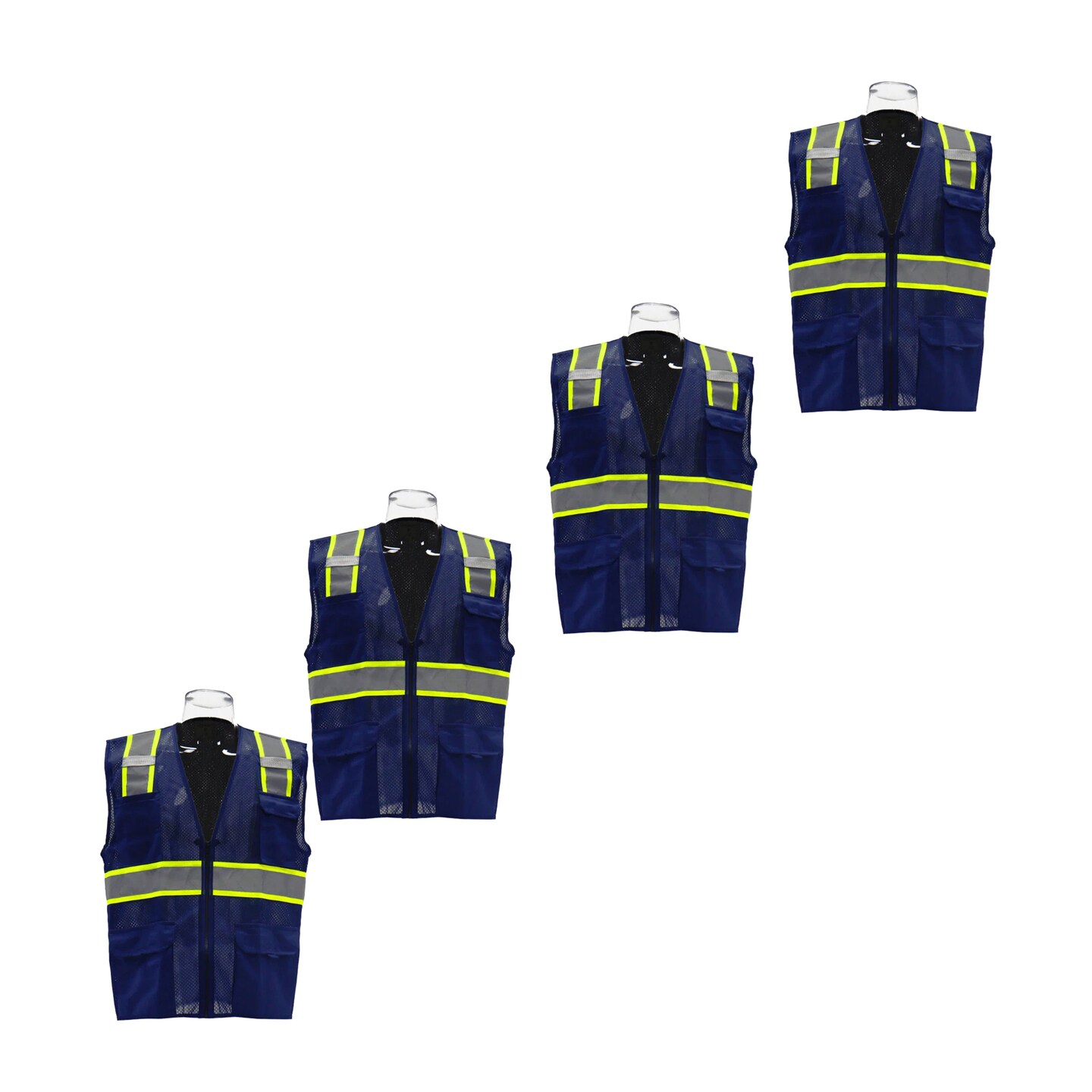 Multi Colors and Pocket Safety Vest | Utility, Work, and High ...