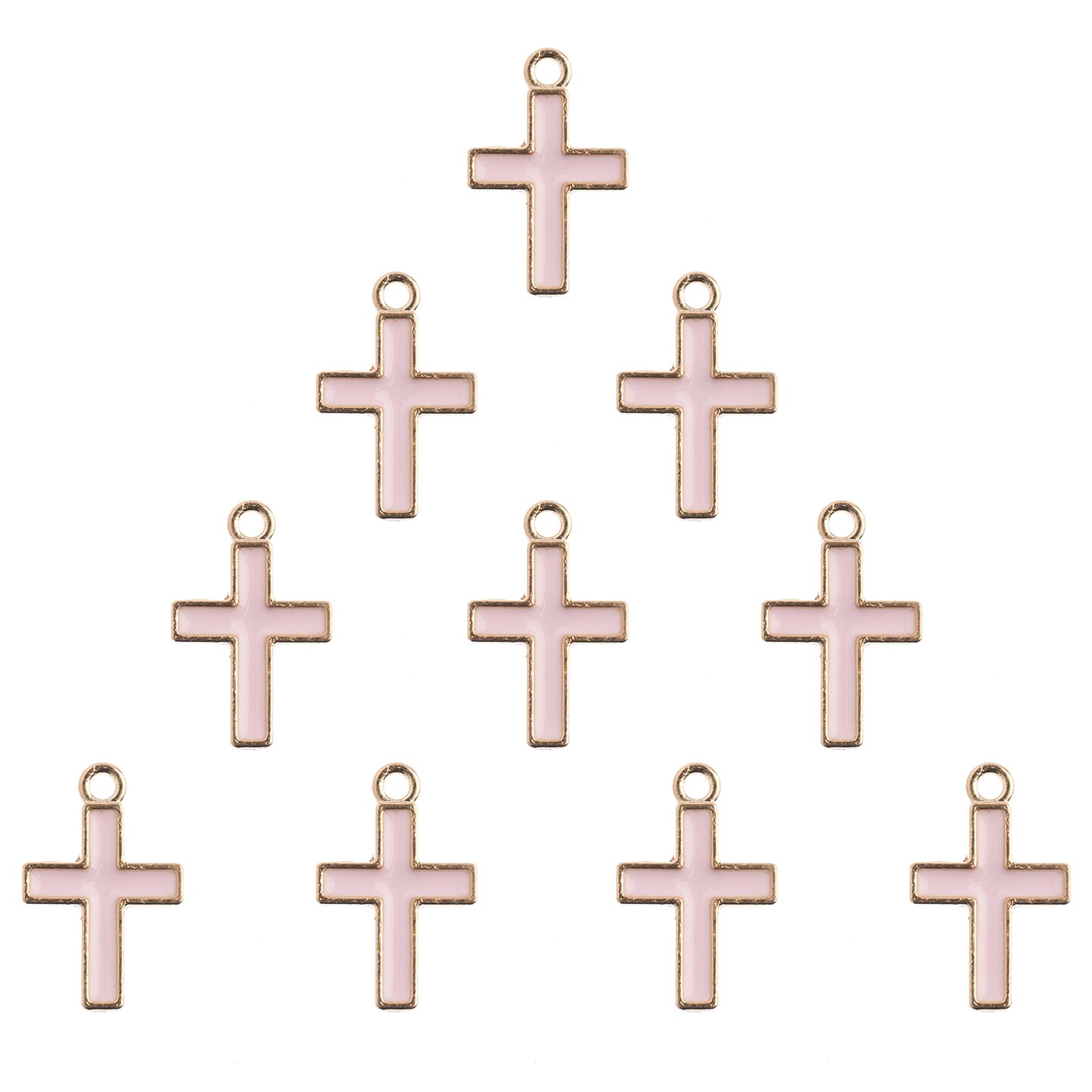 John Bead Sweet & Petite Cross Charms, 10pcs | Michaels