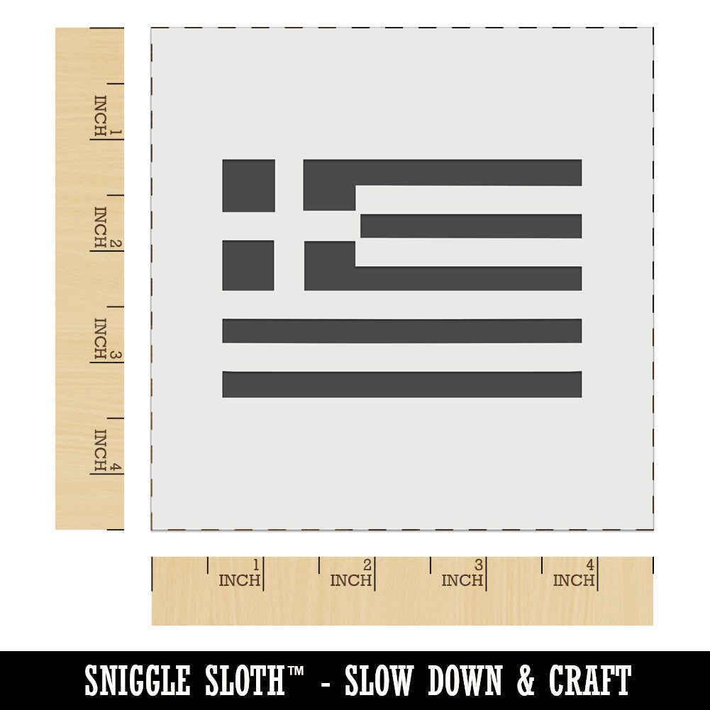 Greece Flag Wall Cookie DIY Craft Reusable Stencil | Michaels