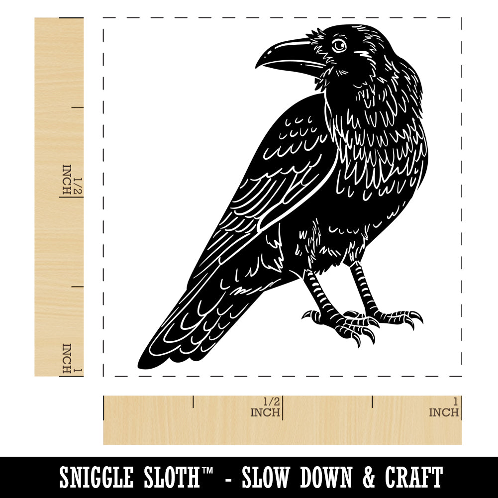 Elegant Black Raven Self-Inking Rubber Stamp Ink Stamper | Michaels